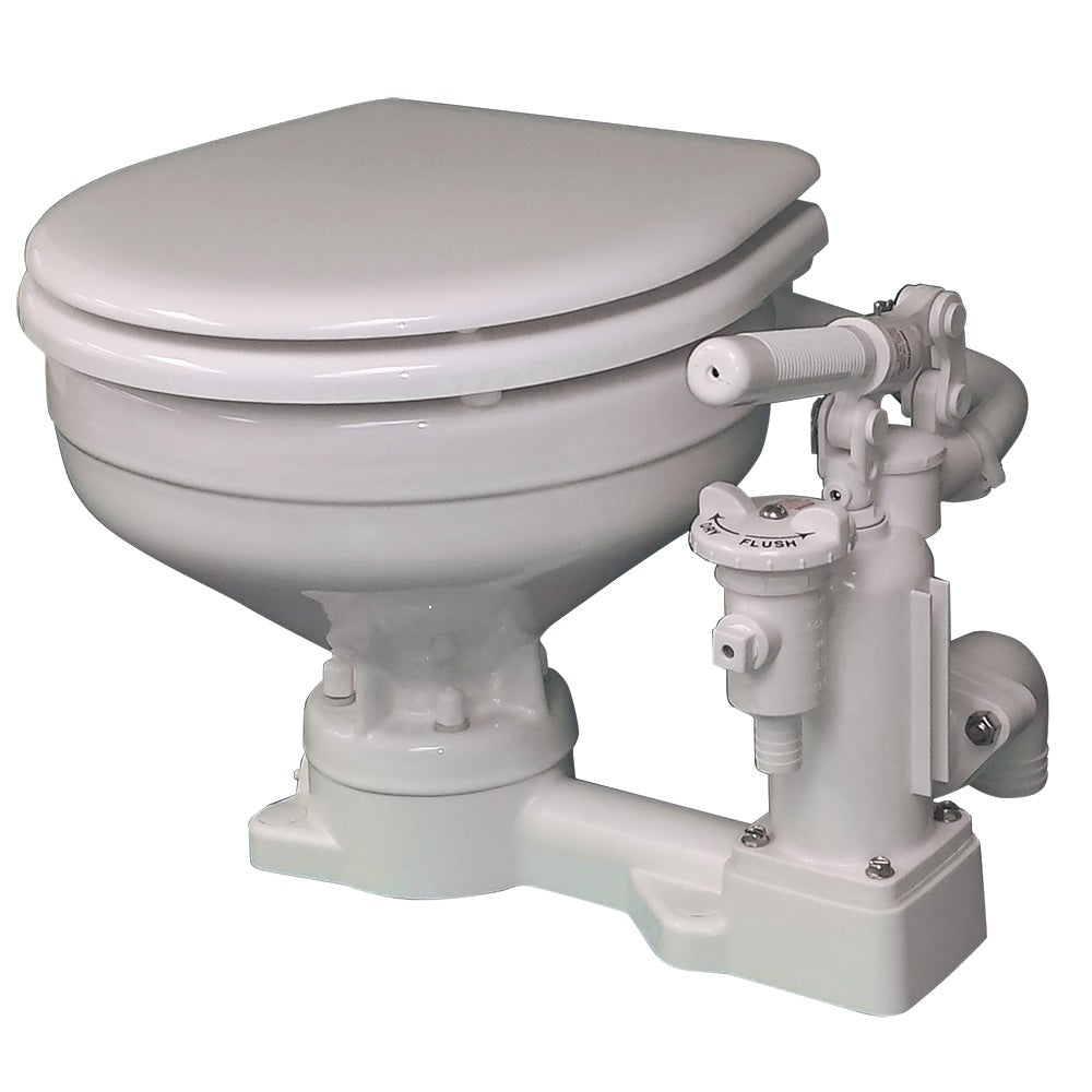 Raritan PH SuperFlush Manual Toilet Marine Size Bowl – Custom Offshore ...